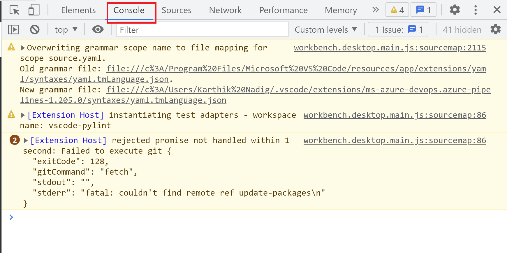 Always Fail Every Time I Start Up Vscode · Issue 99 · Microsoftvscode 