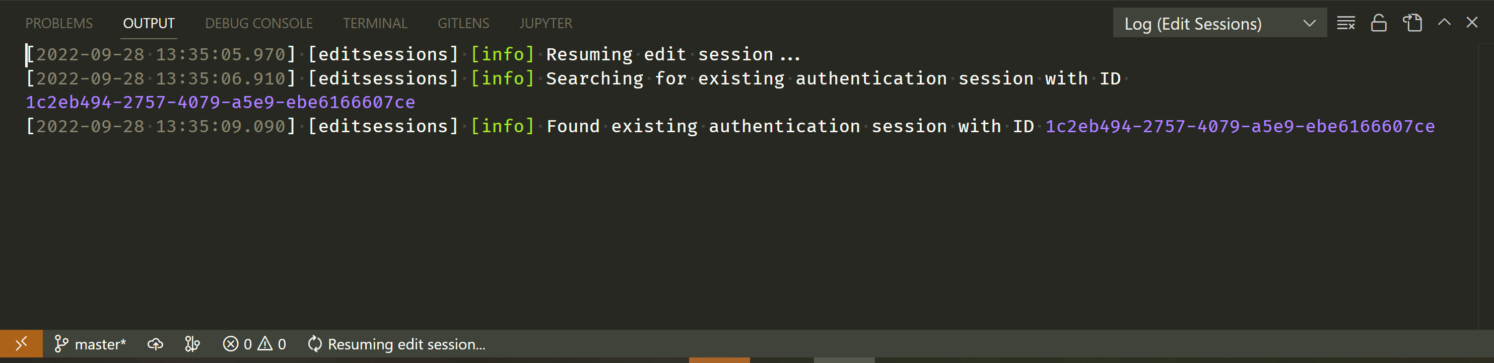 Takes too long on resume session on a new repo. · Issue #162255 · microsoft/vscode · GitHub