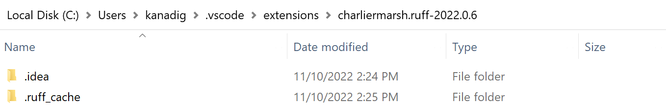 Remove `.idea` and `.ruff_cache` from packaging · Issue #13 · astral-sh/ruff-vscode · GitHub