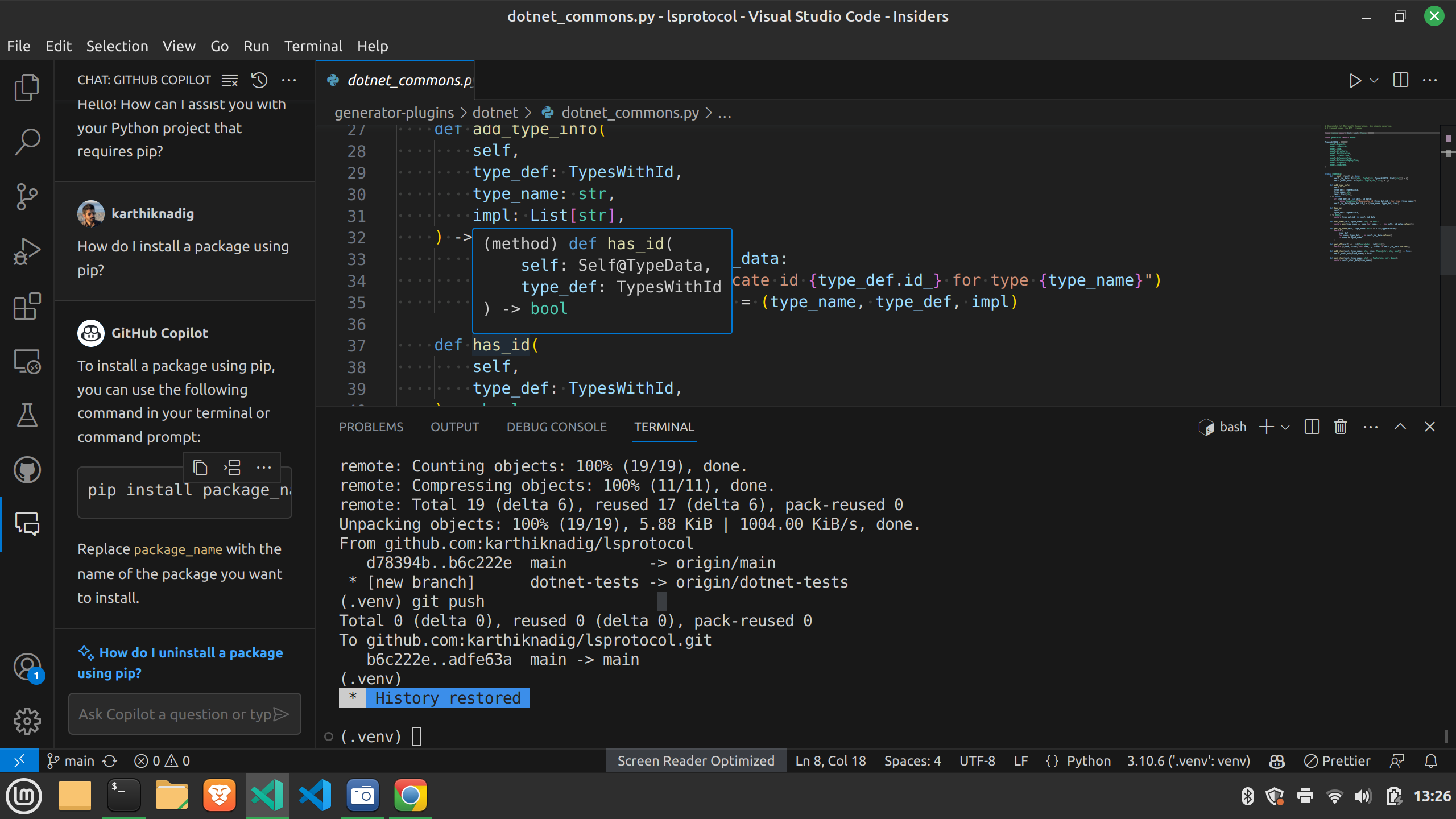 Accessibility View Does Not Work On Linux · Issue 186437 · Microsoftvscode · Github