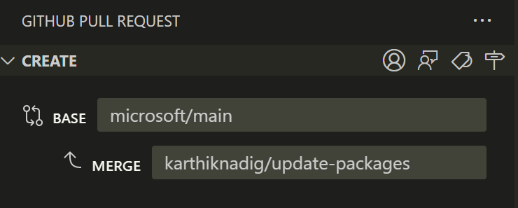 Create Pr View One Extra Horizontal Line Between Create And Base Name · Issue 5133 · Microsoft 