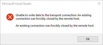 VSC debugger fails to write data · Issue #3734 · microsoft/PTVS · GitHub