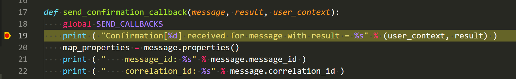 Debugger stop at breakpoint in main thread but not in callback function · Issue #288 · microsoft ...