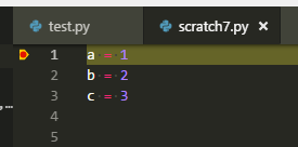 Debugger doesn't break at the first line when it has a breakpoint ...