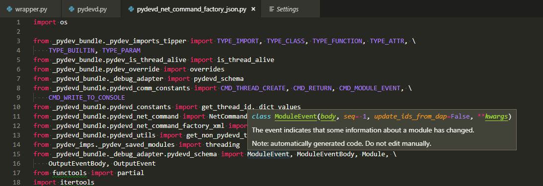 No Completion Or Tool Tips When Using Language Server With Vendored Libraries · Issue 846
