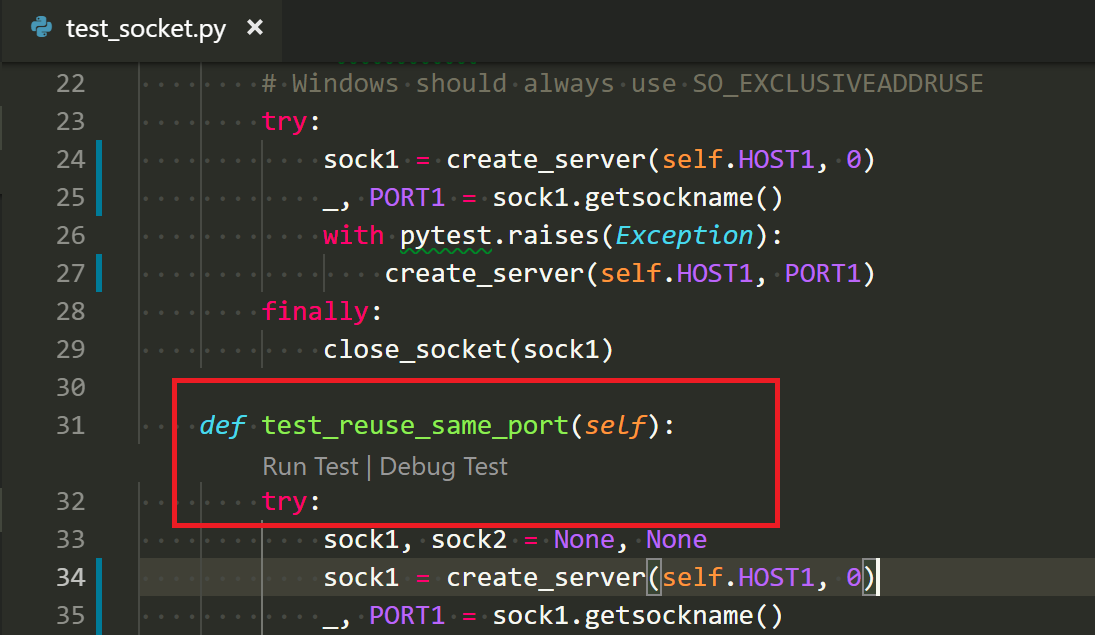 'Run Test' appears below the test definition in some cases · Issue ...