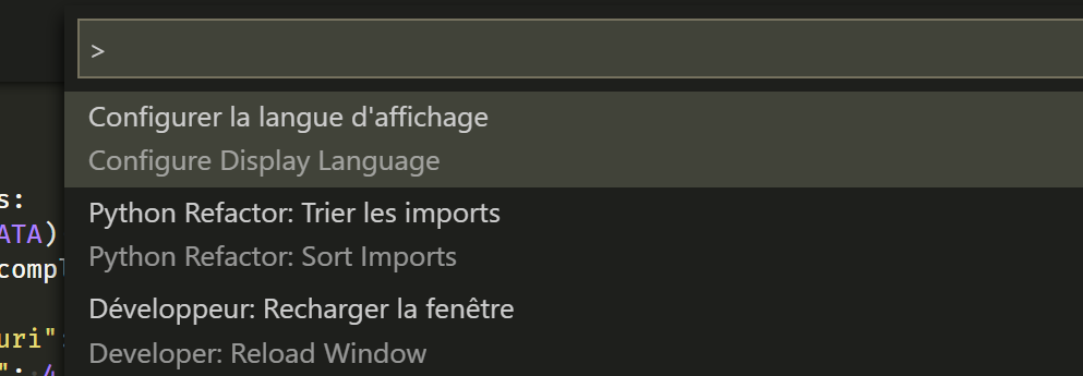 vs code python uses system language, not vs code display language ...