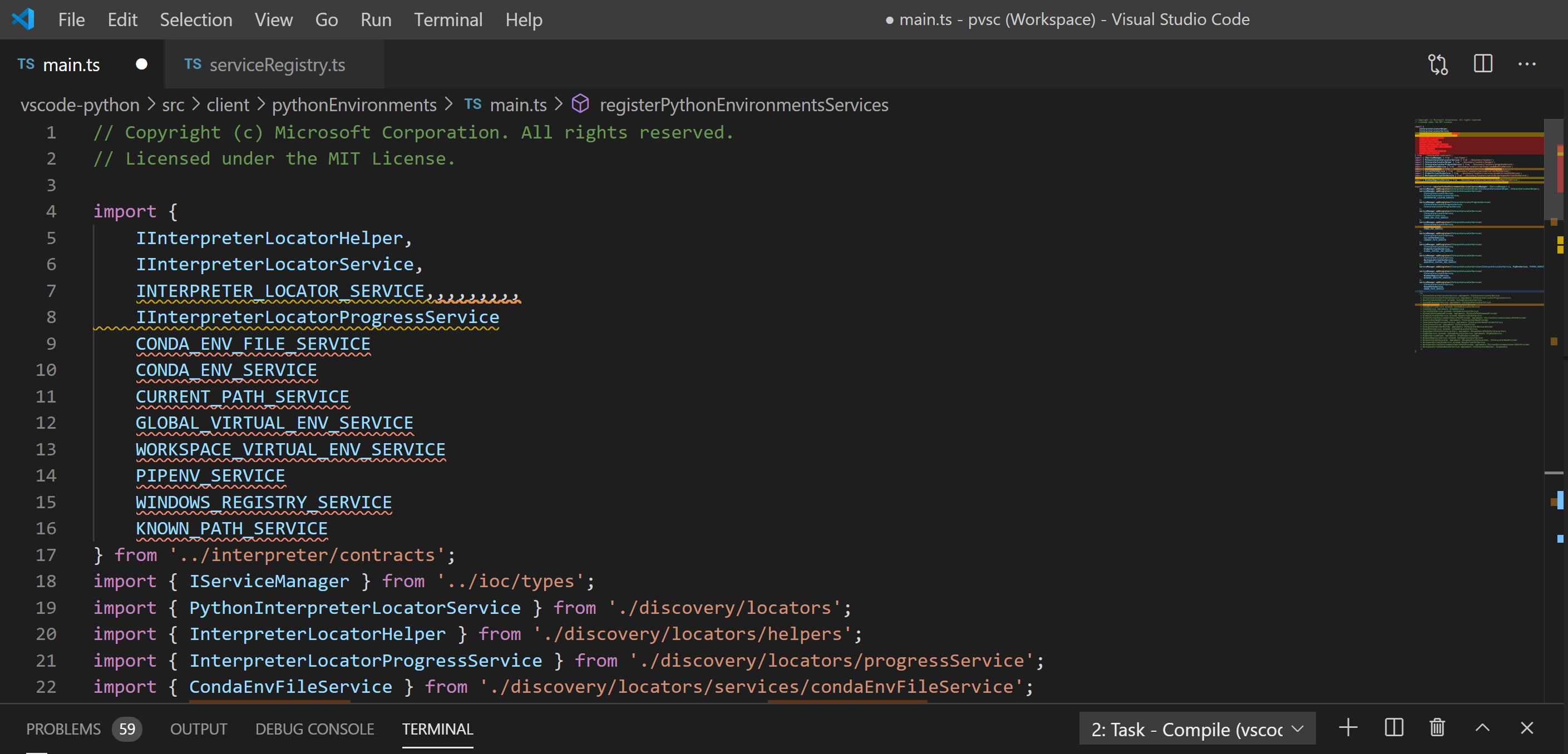 Add All Imports Inserts All Commas Before Imports In Files With Crlf Line Endings · Issue 39515