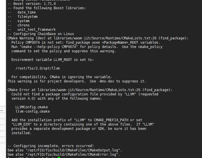Build fail · Issue #19 · fioprotocol/fio.start · GitHub