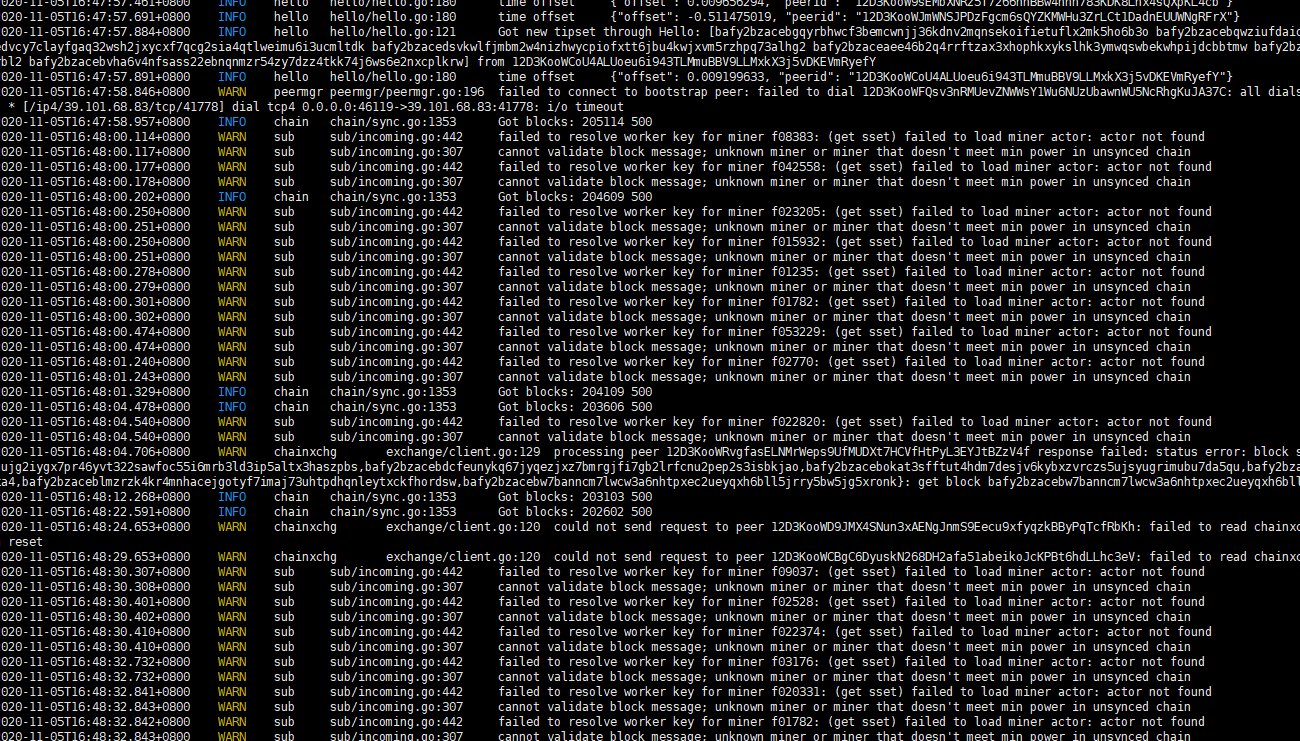 api can not runing , lotus stop sync · Issue #4723 · filecoin-project/lotus · GitHub