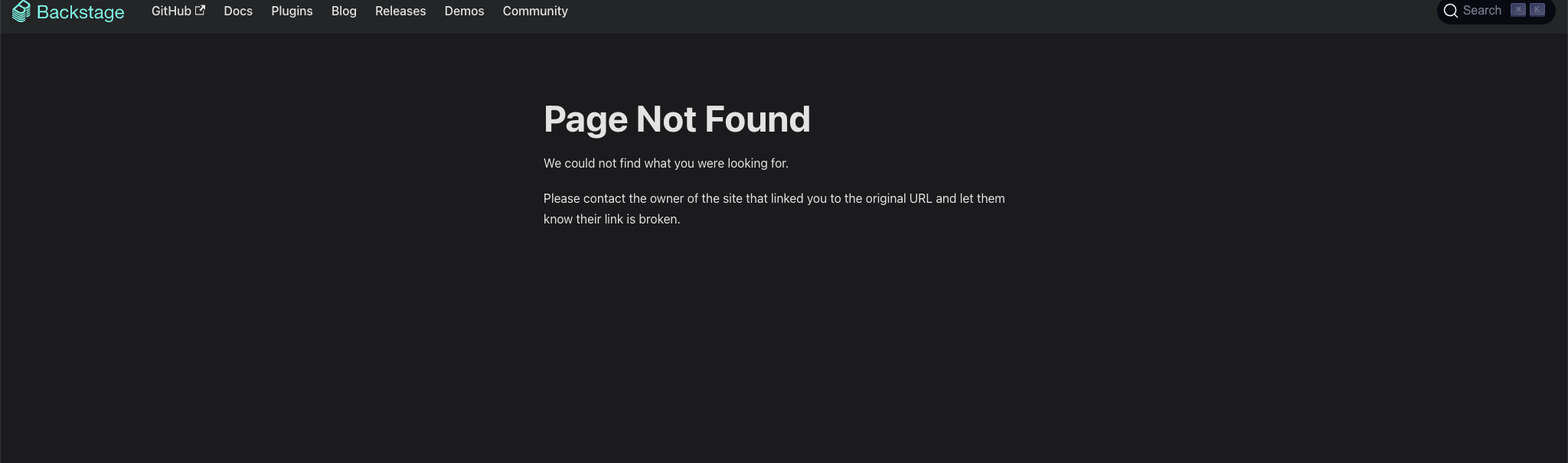 🐛 Bug Report: Documentation is not available for this url https://backstage.io/link?scm-auth ...