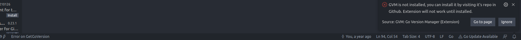 Keeps getting GVM is not installed popup even with GVM installed · Issue #7 · felipecaputo ...