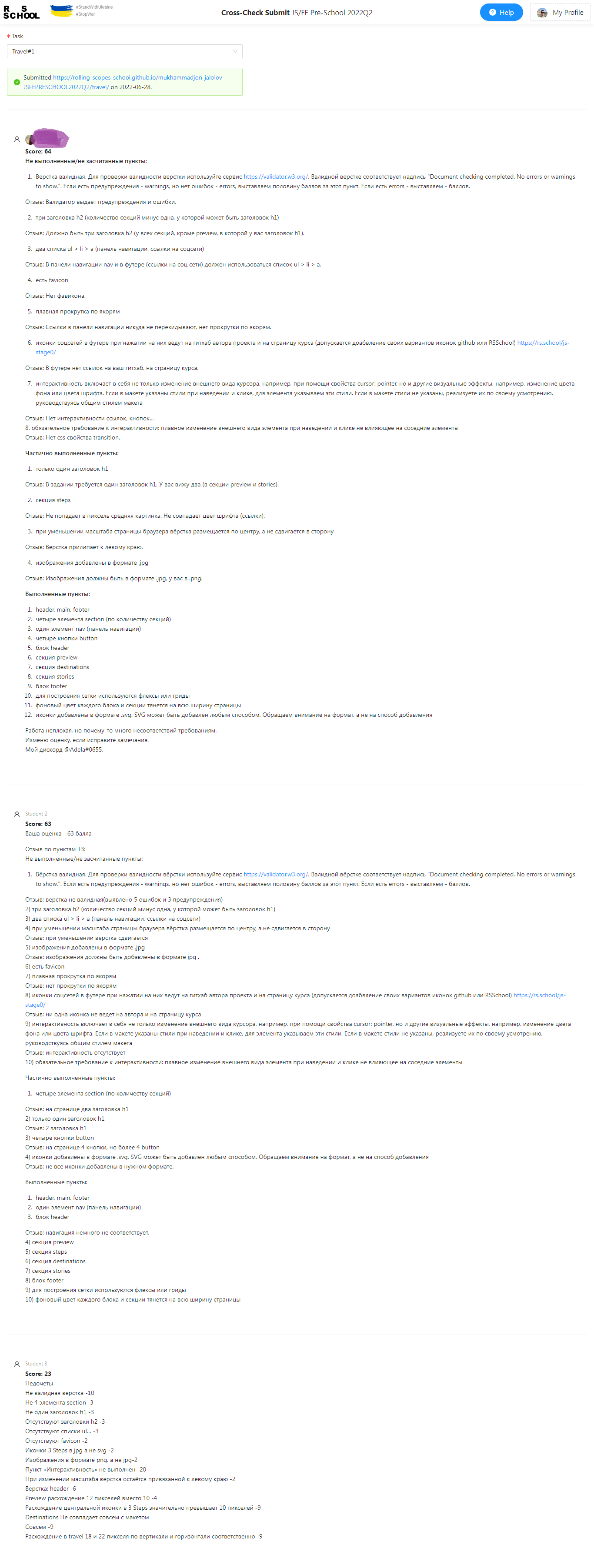 Cross-Check Travel1 Mukhammadjon-Jalolov · Issue #598 · rolling-scopes-school/support · GitHub