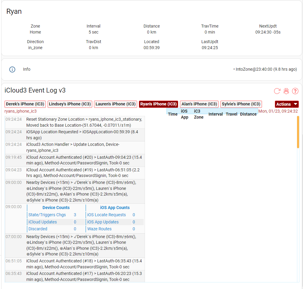 One device location not updating (Beta 8a) · Issue #42 · gcobb321 ...