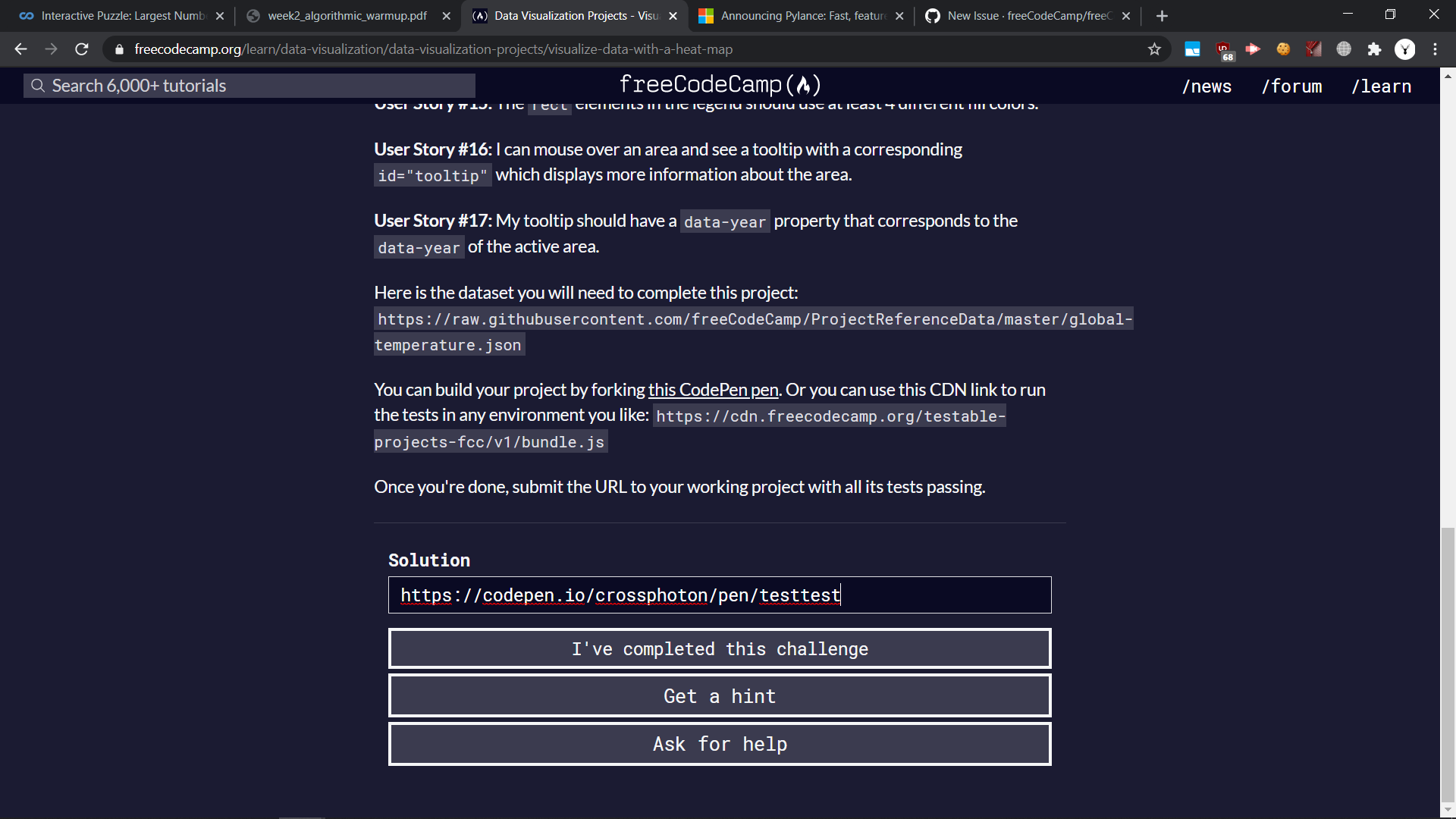 Projects tests are broken · Issue #39174 · freeCodeCamp/freeCodeCamp ...