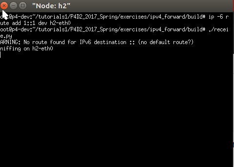 Packet not forwarded using IPV6 · Issue #622 · p4lang/behavioral-model · GitHub