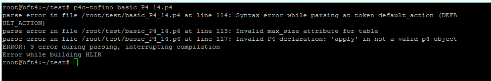 Errors when compiling P4_14 code · Issue #180 · p4lang/tutorials · GitHub