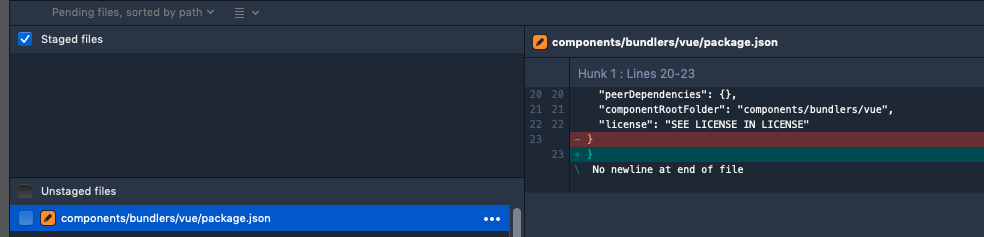 bit removes my empty line in the end of package.json of components · Issue #1705 · teambit/bit ...