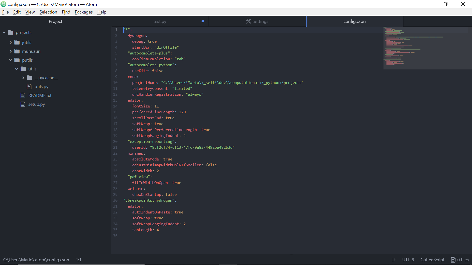 Hydrogen not able to run code - "The system cannot find the path ...