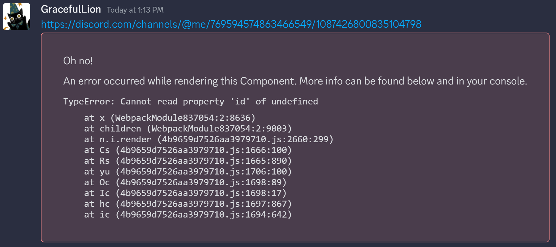 Bug Message Link Embeds From Dms Not Working · Issue 646 · Vendicatedvencord · Github 8317