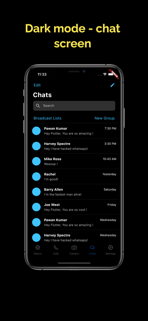 GitHub - tentamdin/flutter-whatsapp-clone: A simple IOS WhatsApp clone ... GitHub - tentamdin/flutter-whatsapp-clone: A simple IOS WhatsApp clone ...