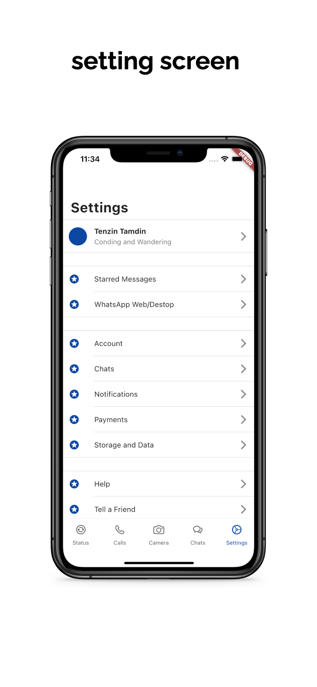 GitHub - tentamdin/flutter-whatsapp-clone: A simple IOS WhatsApp clone ...