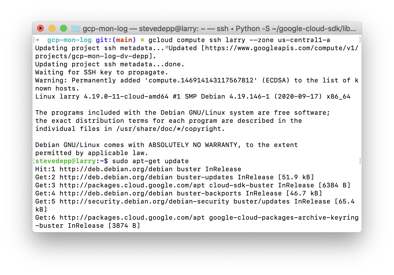 GitHub - stevedepp/gcp-mon-log: basic monitoring and logging for a gcp instance