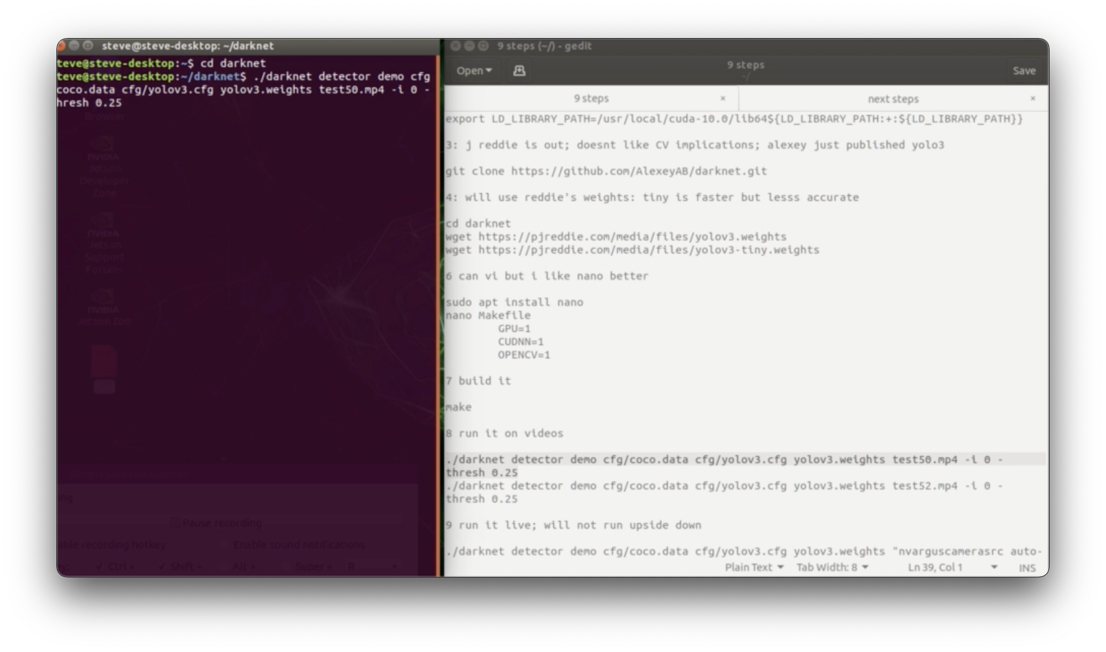 GitHub - stevedepp/YOLO_Classification_JetsonNano: tgif project: a day ...