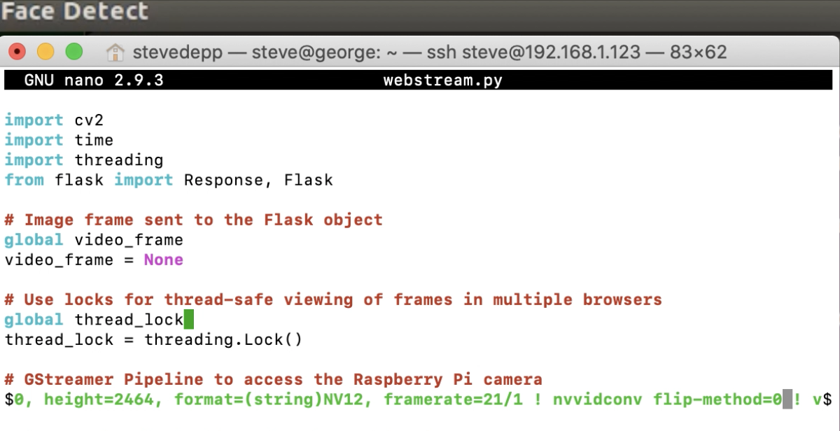 GitHub - stevedepp/FaceDetectionWebStreamingJetsonNano: Live video face ...