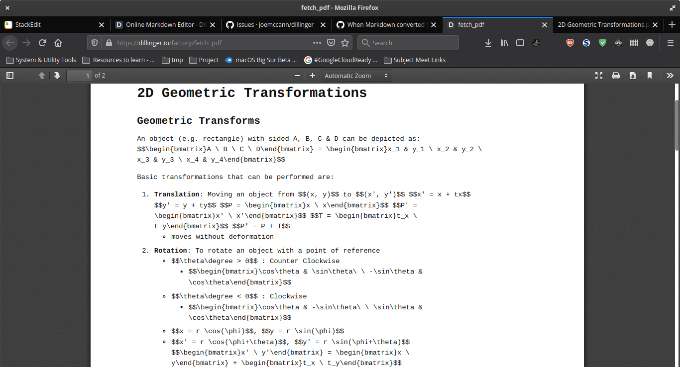 When Markdown converted to PDF, math markup disapperars · Issue #774 · joemccann/dillinger · GitHub