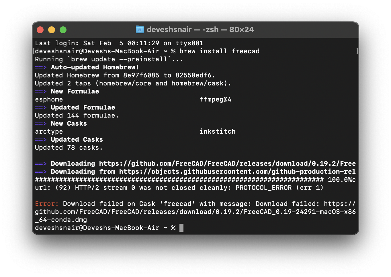 Freecad not running on apple silicon · Issue #294 · FreeCAD/homebrew-freecad · GitHub