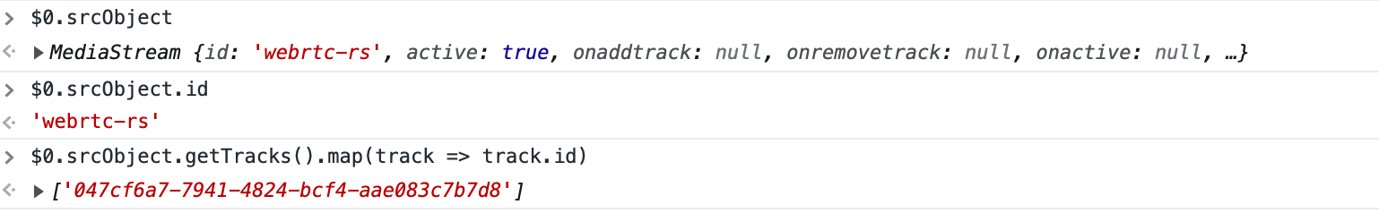 The Track Id Received By The Browser Is Not The Track Id Of Webrtc Rs · Issue 274 · Webrtc Rs