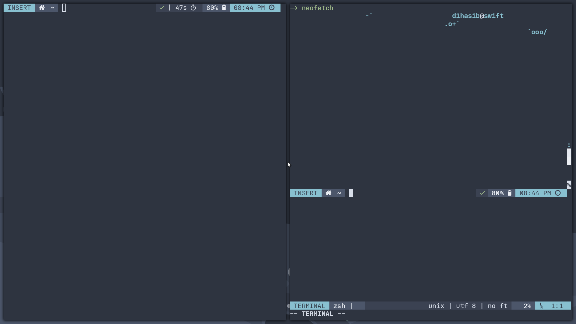 Terminal buffer's stdout breaks if Neovide is not opened from another terminal · Issue #329 ...