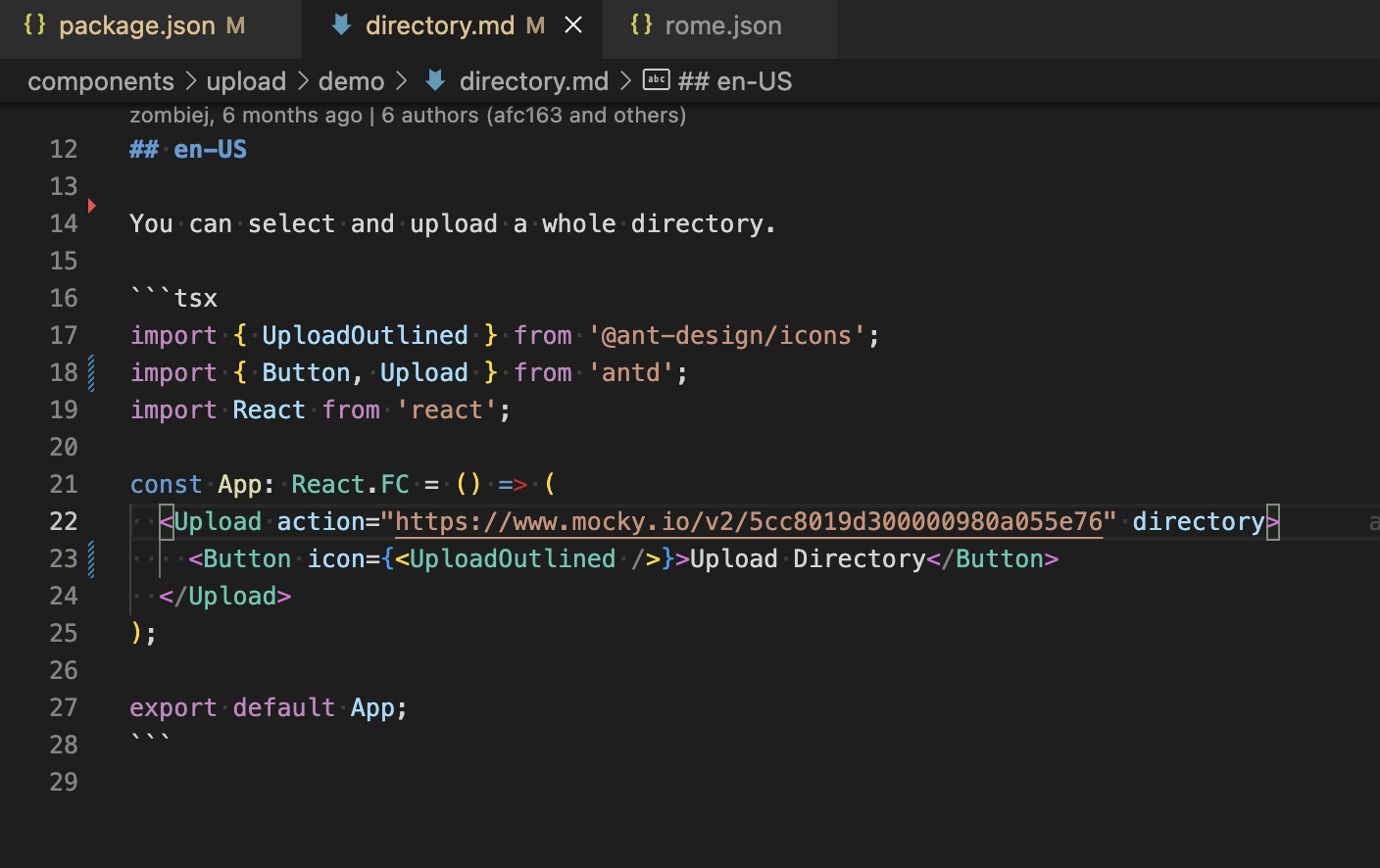 🐛 The tsx code in Markdown cannot be formatted. · Issue #3671 · rome/tools · GitHub
