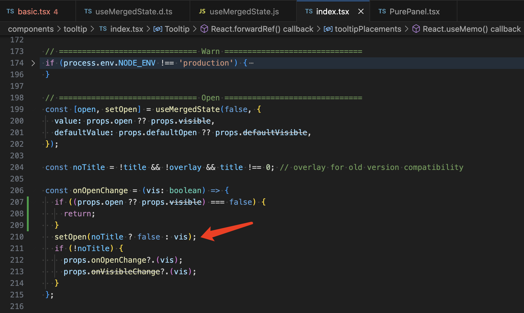 Tooltip open 值从 false 更改到 undefned 出现闪烁 · Issue #45704 · ant-design/ant-design · GitHub