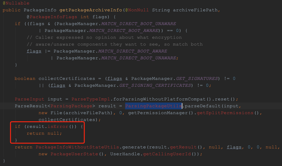 Android 12系统上targetSdkVersion升级到31，getPackageArchiveInfo方法返回NULL · Issue #851 · Tencent/Shadow ...