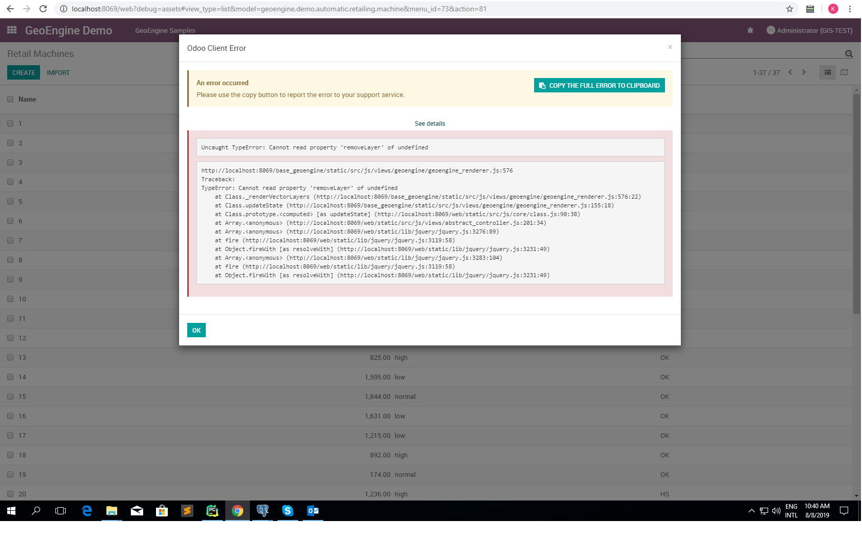 [11.0] Javascript error : this.map is null · Issue #210 · OCA/geospatial · GitHub