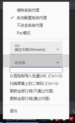 [Bug]: win10任务栏图标右键后显示服务器列表有问题 · Issue #3397 · 2dust/v2rayN · GitHub