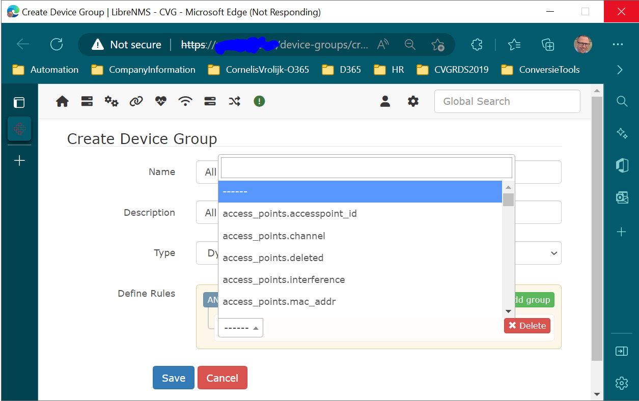 Define Rules Selection crashes Microsoft Edge but not Google Chrome · Issue #14737 · librenms ...