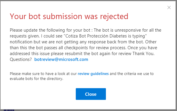 [Skype] bot is in review but in my bot it's necessary to make LOGIN ...