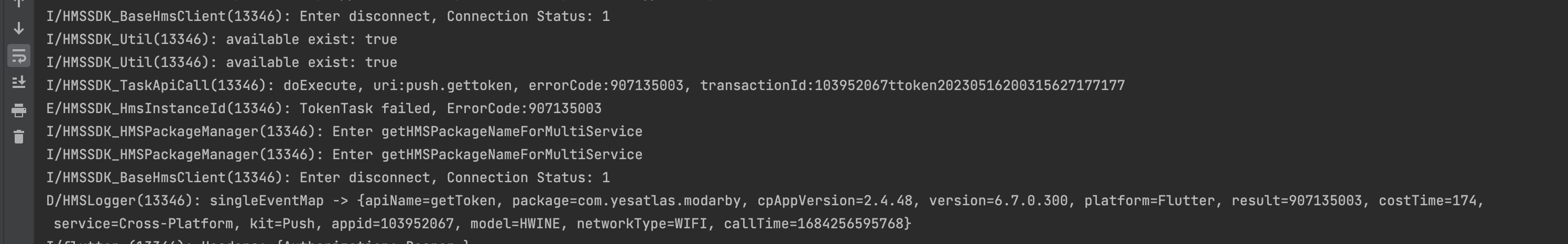 Error When Get Token For Hms · Issue 295 · Hms Core Hms Flutter Plugin · Github