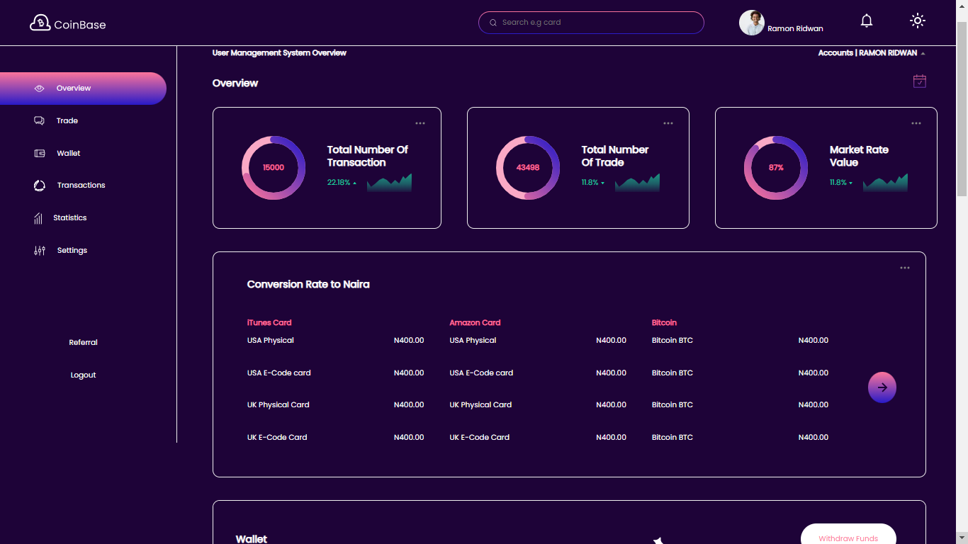 GitHub - GArticuno/coinbase: A plataform for traders