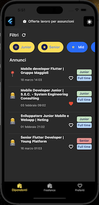 GitHub - androidan/offertelavoroflutterapp: applicazione flutter per ...