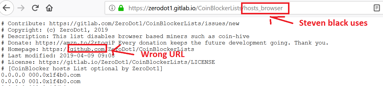 Coin Blocker Choice Question · Issue #949 · StevenBlack/hosts · GitHub