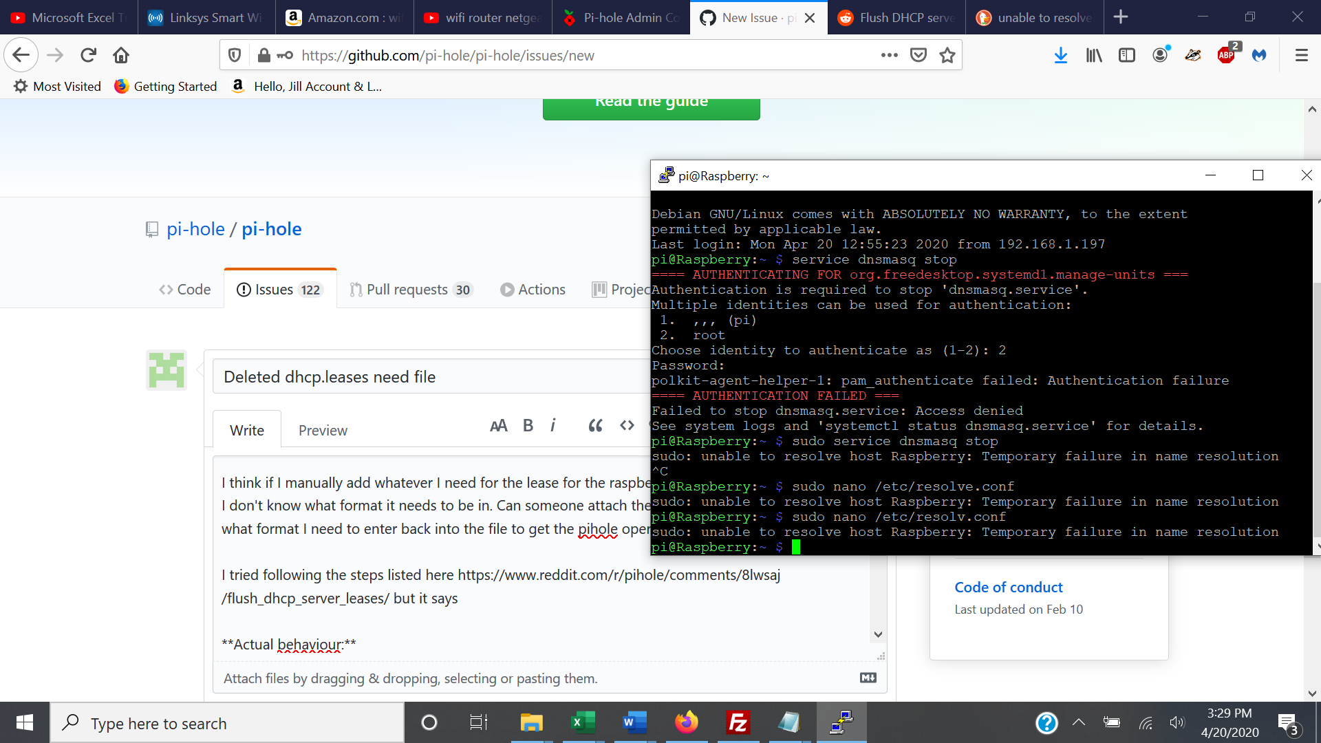 Deleted dhcp.leases need file · Issue #3288 · pi-hole/pi-hole · GitHub