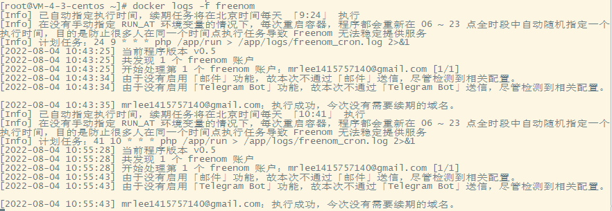 使用Docker一键更新命令更新失败 · Issue #128 · luolongfei/freenom · GitHub