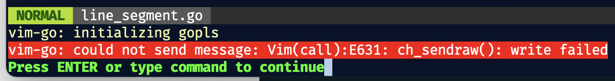 `:GoInstallBinaries` outputs errors on a clean Vim install · Issue #3335 · fatih/vim-go · GitHub