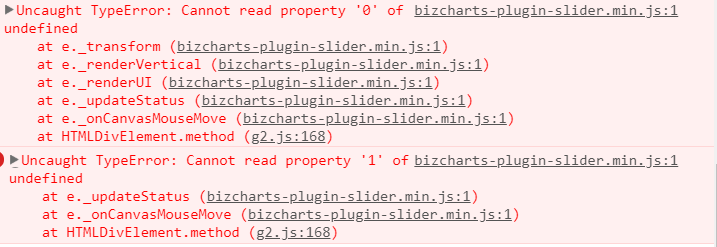 使用slider时报错 · Issue #368 · alibaba/BizCharts · GitHub