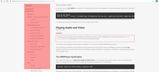 Docs website inconsistent scrolling area for index · Issue #2285 · raspberrypi/documentation ...