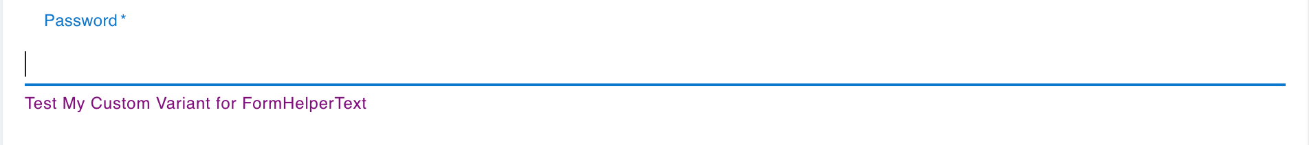 [FormHelperText] Cannot create new variants for FormHelperText · Issue #33564 · mui/material-ui ...
